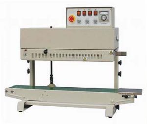 Table Top Stainless Steel Vertical Band Sealer with Ink Coding Printer ...